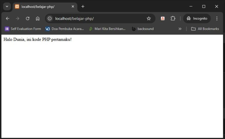 Cara Menjalankan PHP di Komputer Lokal – Cauza Multimedia Creatifa