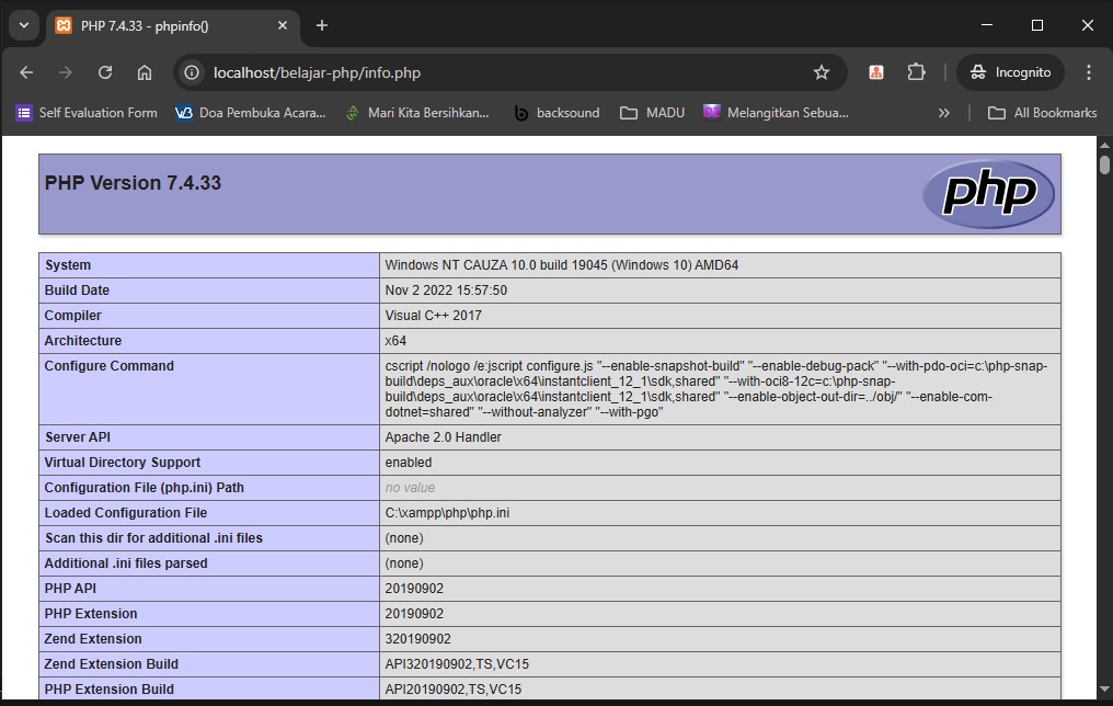 Cara Menjalankan PHP di Komputer Lokal – Cauza Multimedia Creatifa